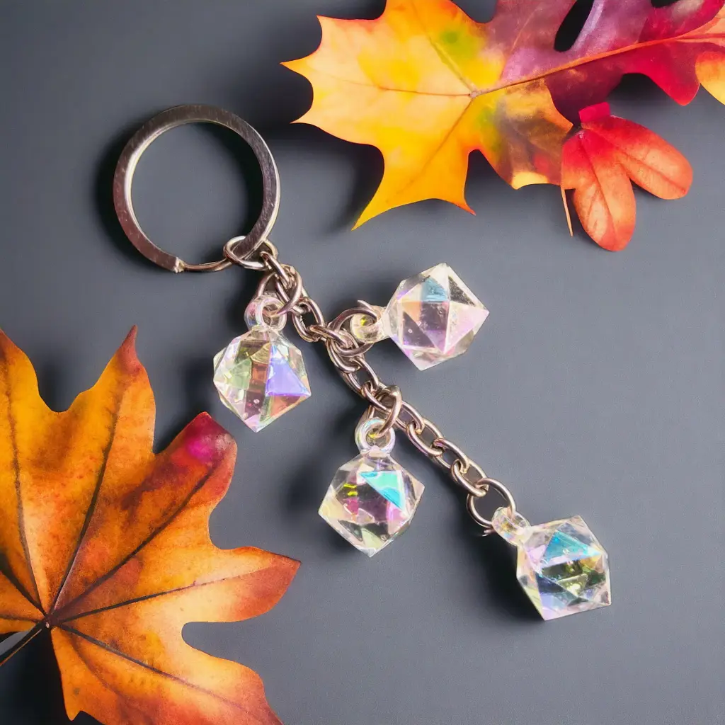 Crystal Diamond Keychain | Kaiteki